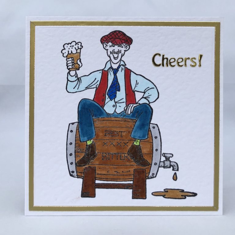 A fun, tongue in cheek, amusing card for a man | Handmade by Helen